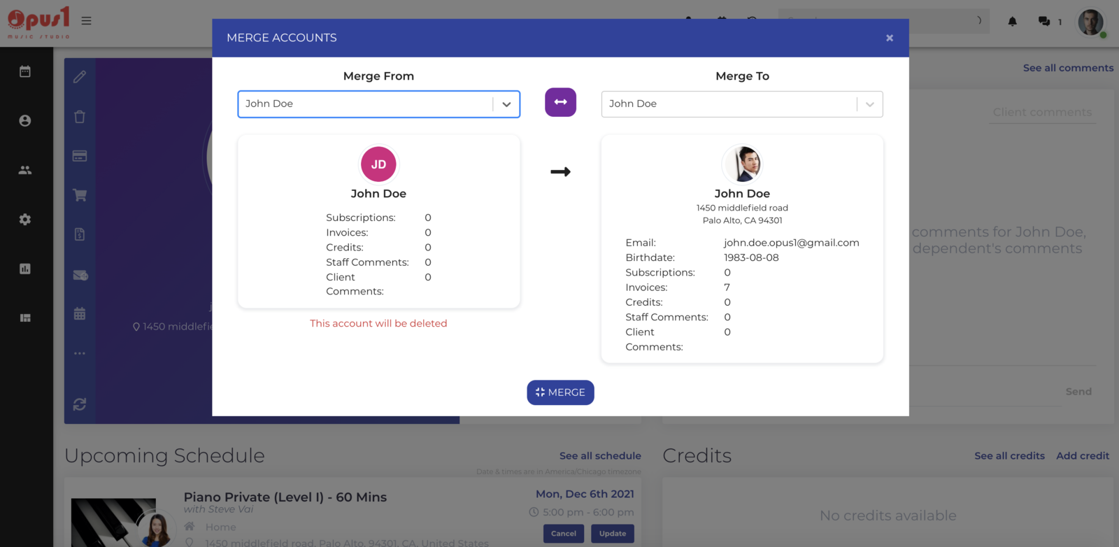 Deleting / Merging Duplicate Accounts Deleting / Merging Duplicate Accounts